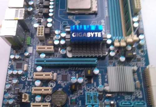 Gigabyte GA-MA770T-UD3 DDR3 с процессором и память