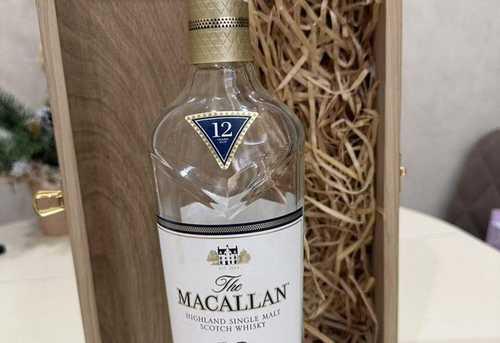 Бутылка из под виски Макаллан