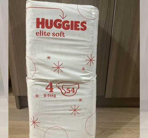 Подгузники Huggies elite soft 4