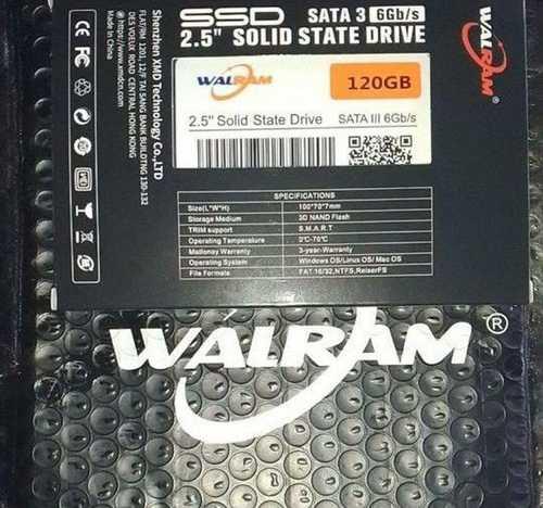 SSD Walram 120 GB новый