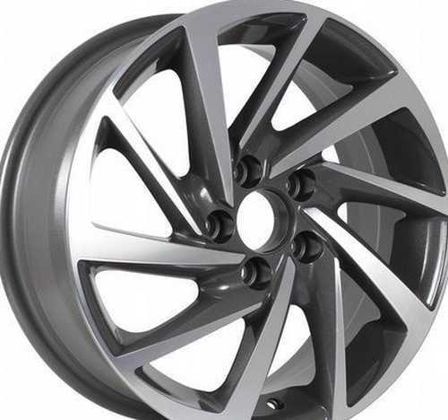 KDW KD1530 : 6x15 4*98 Et:38 Dia:58.6 Grey Front Polished