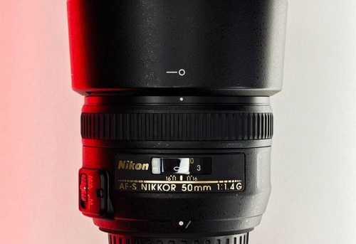 Объектив Nikon Nikkor 50mm f/1.4 G