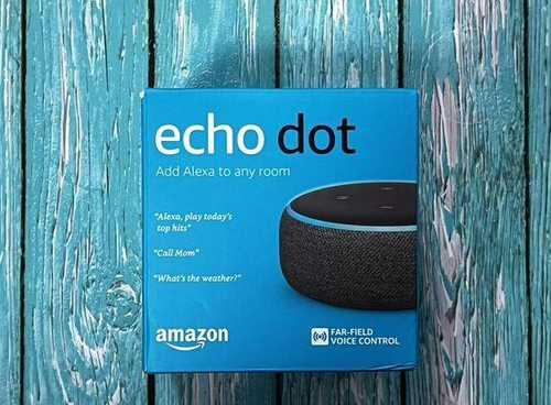 Умная колонка Amazon echo dot 3gen с Alexa