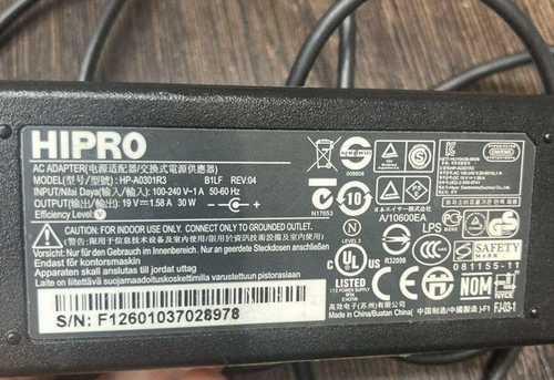 Блок питания для ноутбуков Acer HiPro HP-A0301R3