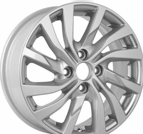 K&K KC882 (LADA Vesta) 6x15 4x100 ET 37 Dia 60.1 (silver)