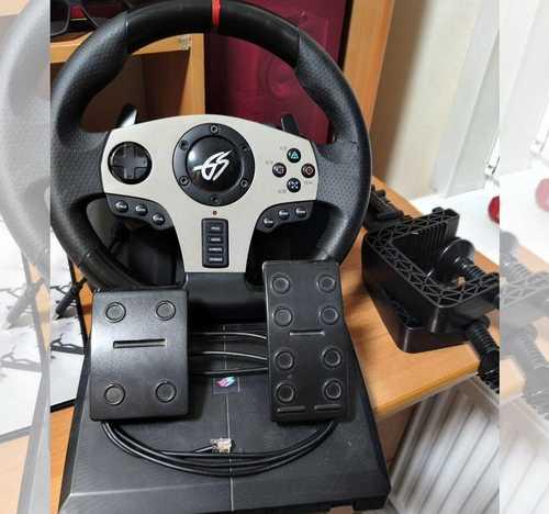 Игровой руль dexp wheelman pro 900 градусов