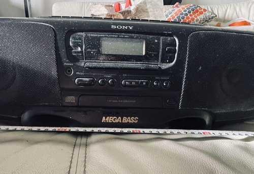 Sony CFD-380L стерео радио кассетная магнитола