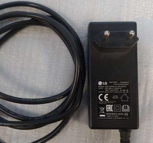 Зарядное устройство для пылесоса lg a9