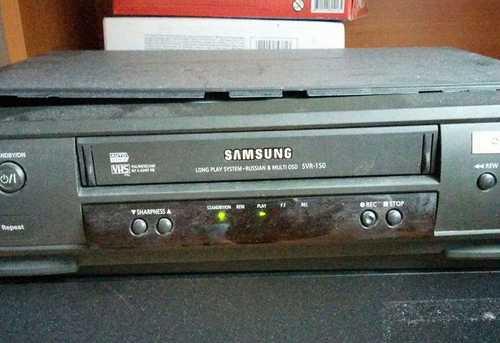 Видеомагнитофон VHS пишущий Samsung svr-150