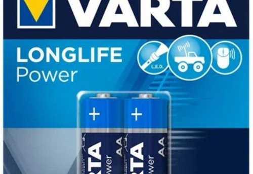 Батарейка AA щелочная varta longlife power 2 шт