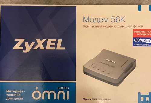 Модем zyxel omni 56K mini EE