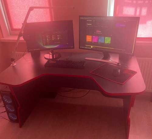 Игровой компьютерный стол skyland, 136х85х81/75 см
