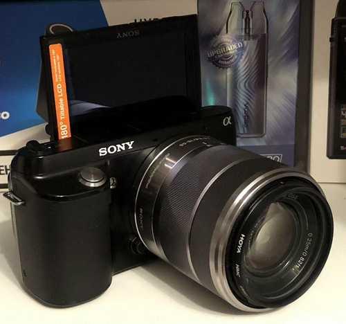Беззеркальная камера Sony NEX-F3 Kit  объективы