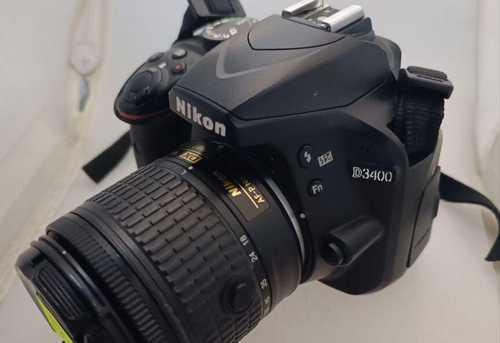 Фотоаппарат Nikon D3400 kit 18-55mm VR II б/у