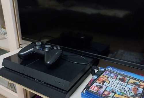 Игровая приставка PS4(без игр)