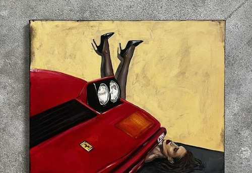 Авторская картина Ferrari 40x50