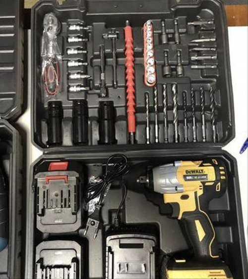 Аккумуляторный Гайкаверт dewalt 21v