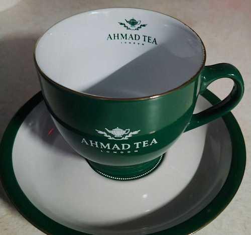 Чашка с блюдцем Ahmad tea