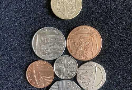 Монеты Великобритании, Австралии и Канады