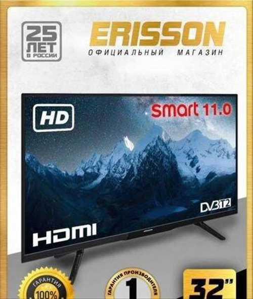 Телевизор Erisson 32". Smart tv. Новый
