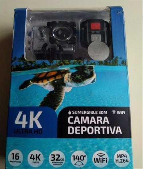 Экшн-камера Action Camera 4K,новая,полный комплект