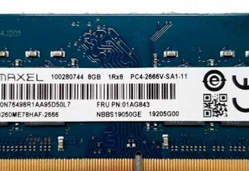 Оперативная память для ноутбука ddr4 8gb (OEM)