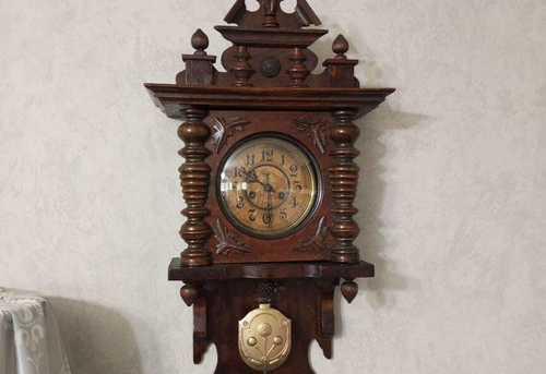 Старинные,настенные часы FMS.Германия.Редкие.19в