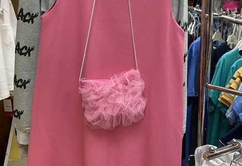 Нарядное платье для девочки с сумочкой в комплекте