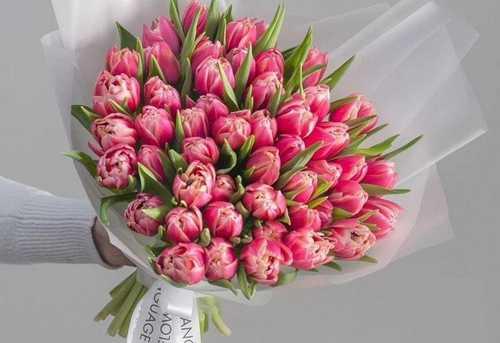 Пионовидные тюльпаны, тюльпаны, доставка цветов
