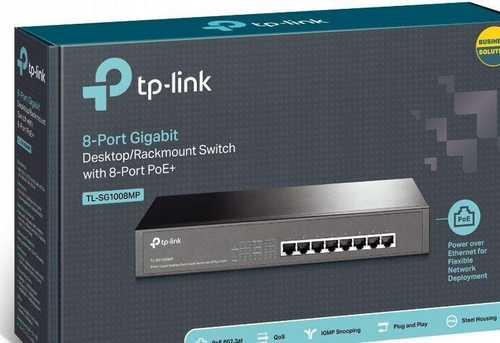 Коммутатор TP-Link TL-SG1008MP 8-портовый гигабитн