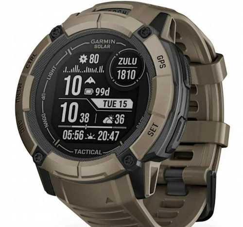 Часы Garmin Instinct 2X solar tactical coyote