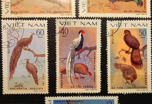 Редкие марки ОАЭ, Йемен и Вьетнам