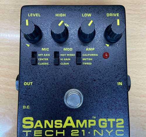 SansAmp GT2 tech 21