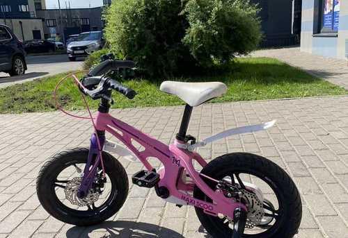 Велосипед для девочки розовый Maxiscoo cosmic