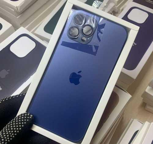 Чехол на iPhone 12 Pro Max agms синий тихоокеанск