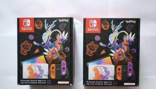 Nintendo Switch Oled Pokemon Scarlet Violet Новая