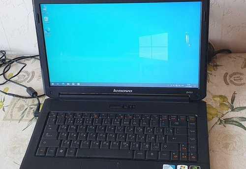 Ноутбук lenovo b450 Pentium T4300, DDR 4gb
