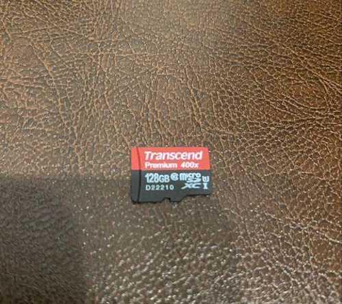 Micro SD HC Transcend 128 gb premium 400x