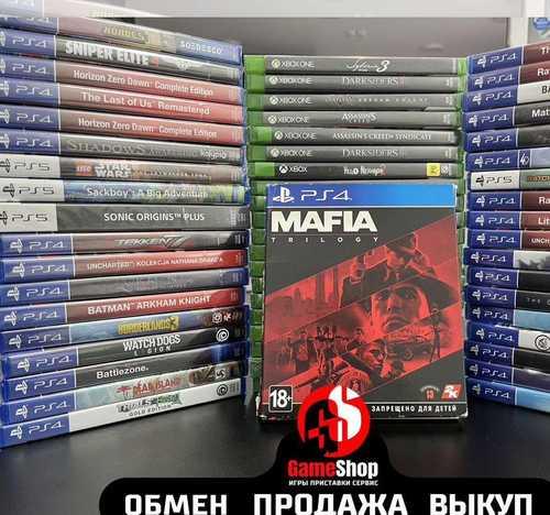 Mafia trilogy ps4 диск бу