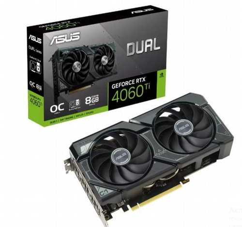 Asus Видеокарта GeForce RTX 4060 Ti Dual OC Editio