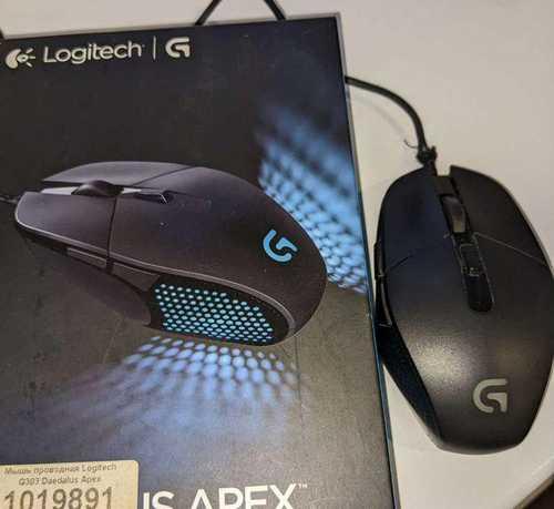 Игровая мышь Logitech G303 + коврик Hyperx