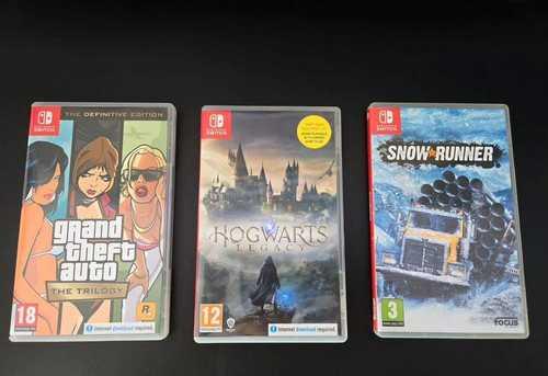 Картриджи nintendo (Howard's, GTA, Snowranner)