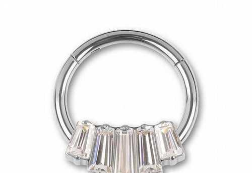 Кольцо кликер 1.2 мм Сталактит Steel Diamond