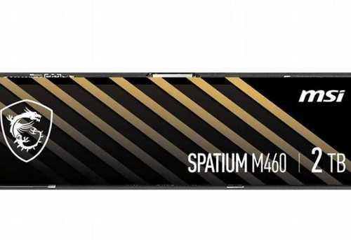 2 тб SSD M.2 накопитель MSI spatium M460