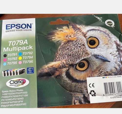 Картриджи epson T079A