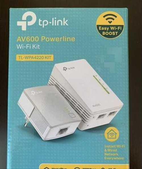 Адаптер TP-Link TL-wpa4220kit Powerline адаптер