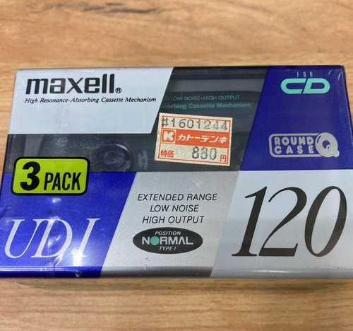 Кассета Maxell UD 1 120 набор 3 шт (2581)