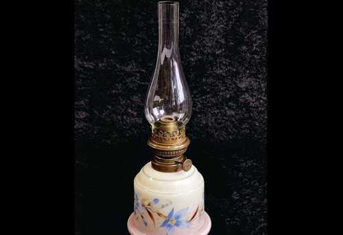 Настольная лампа старинная антикварная керосиновая