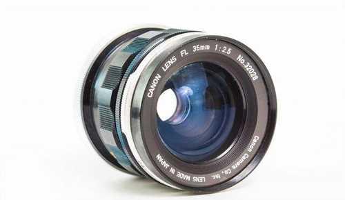 Canon lens FL 35mm f2.5