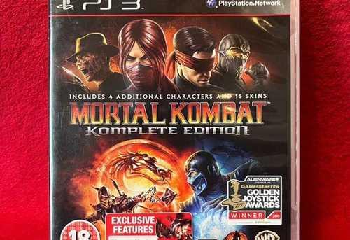 Игра на PS3 Mortal Kombat Komplete Edition